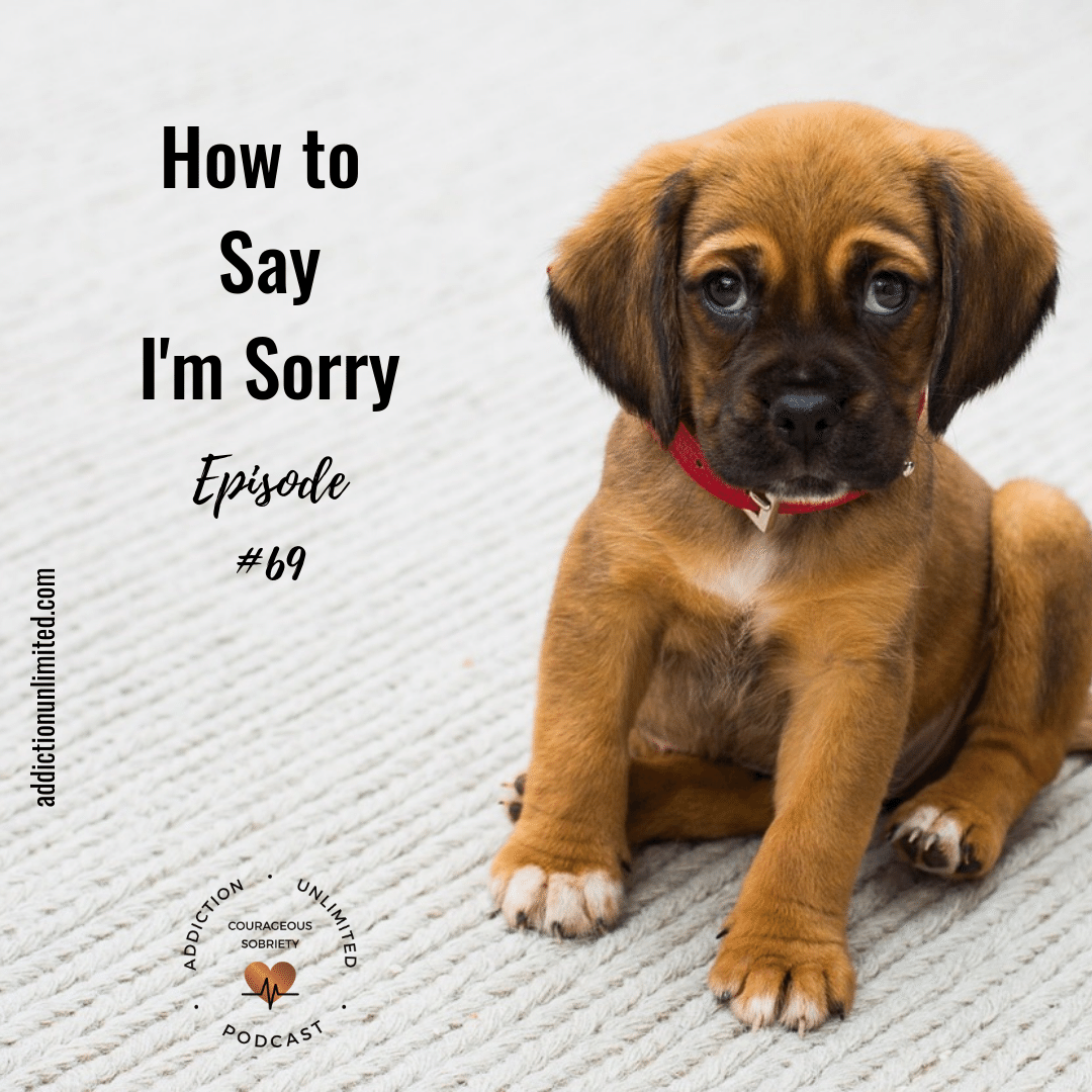 How To Say I m Sorry Make Amends Addiction Unlimited Podcast How To Say I m Sorry Make Amends Addiction Unlimited Podcast